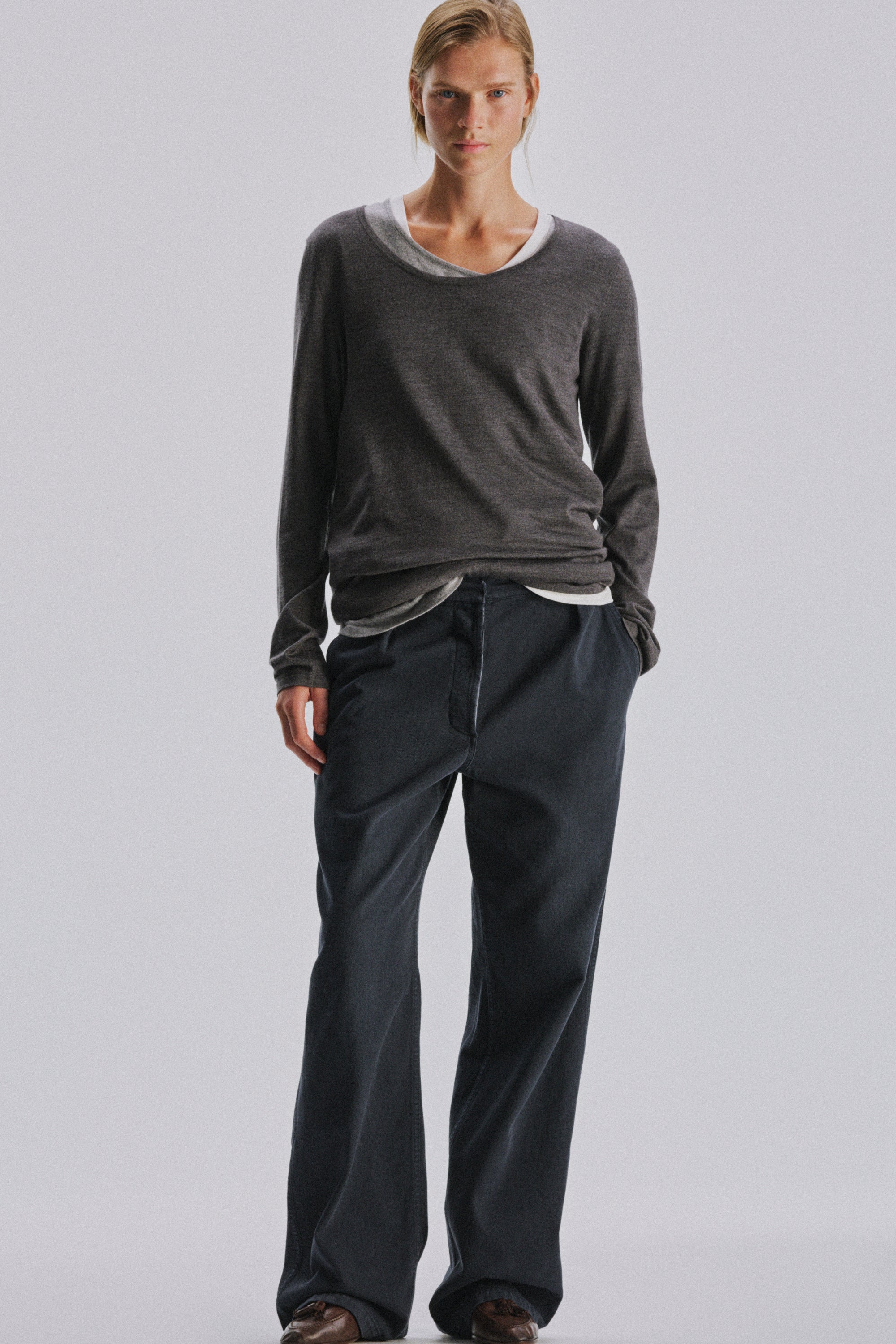 THE ROW The Row Pleno Long Sleeve Sweater